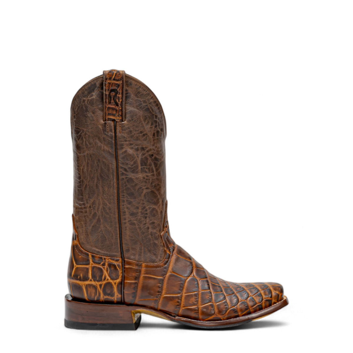 ROD PATRICK 19831 BOURBON SEMI MATTE WILD AMERICAN ALLIGATOR (D)