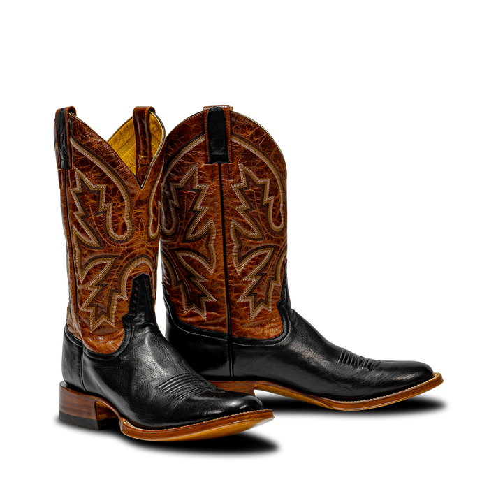 Rod Patrick RPM126 BLACK FLORENCE CALF (D)